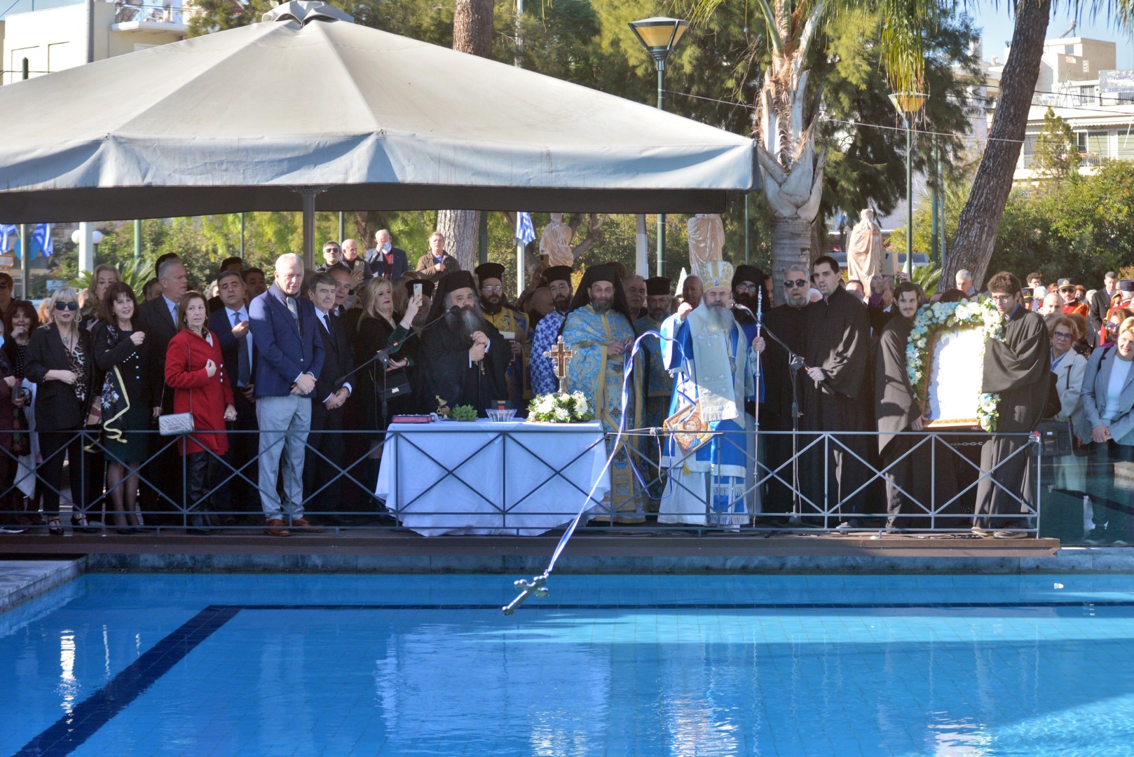 Λαμπρός εορτασμός των Θεοφανίων στον Δήμο Περιστερίου — Δήμος Περιστερίου