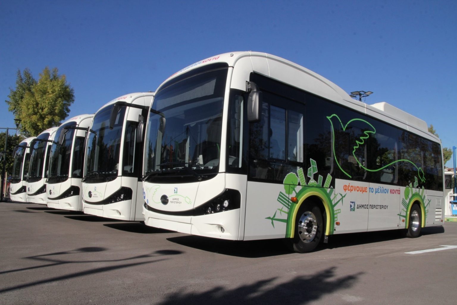 Πέντε (5) νέα ηλεκτρικά λεωφορεία απέκτησε ο Δήμος Περιστερίου ΣΤΑΔΙΑΚΑ ...