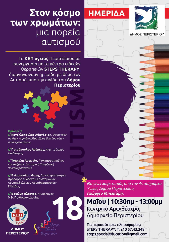 Πρόσκληση: Το ΚΕΠ Υγείας Δήμου Περιστερίου, σε συνεργασία με τα Κέντρα ...